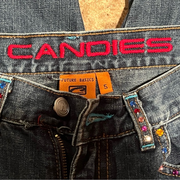 Candie's | Jeans | Vintage Candies Rainbow Rhinestone Jeans | Poshmark